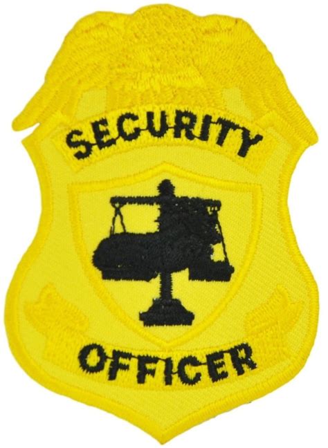 Classic Security Officer Badge Patch