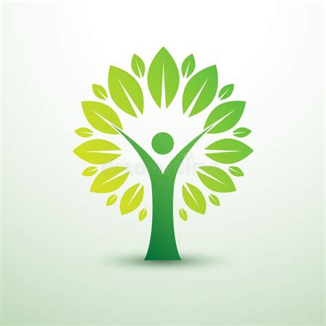 Humanl Tree Stock Vector Illustration Of Nature Plant 45128966