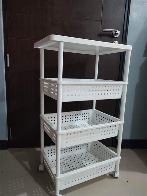 Minimalist Muji Inspired Multi Purpose Rack With Wheels Furniture