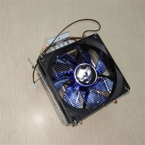 Customize Dc V Cooling Fans Cpu Copper Tube Cooler Copper Radiator Cpu Cooler With Dc V Fan