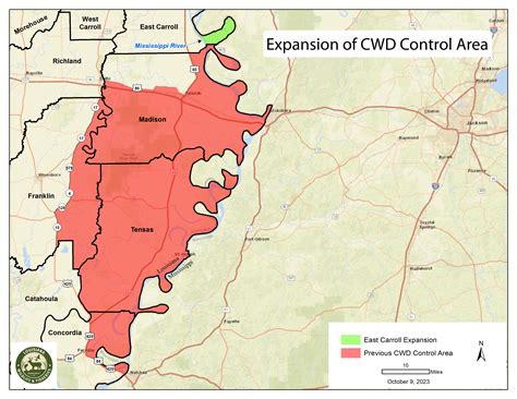 Ldwf Modifying Cwd Control Area To Include Portion Of East Carroll