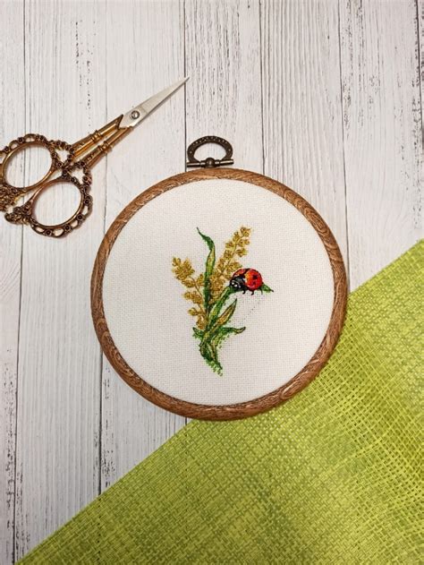 The Ladybug Cross Stitch Pattern Code Nk 182 Nadezhda Kazarina Buy