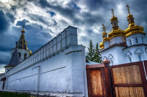 Holy Trinity Monastery In Tyumen Russia Stock Image Image Of Cross Stone 58003233