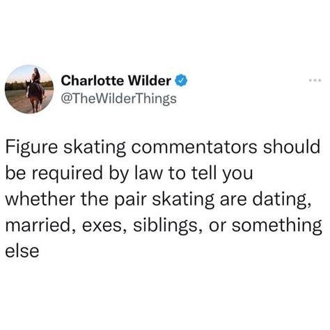 Charlotte Wilder Thewilderthings Figure Skating Commentators Should