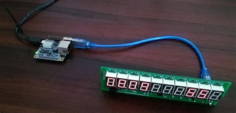 USB 10 Digit Seven Segment Display Module Electronics Lab