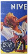 Crema Nivea Vintage Advertising Poster Cosmetic Lotion