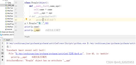Python面向对象之私有python 私有对象 Csdn博客