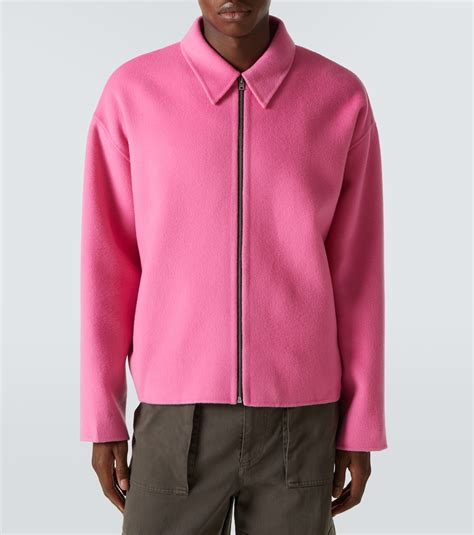 Wool Jacket In Pink Acne Studios Mytheresa