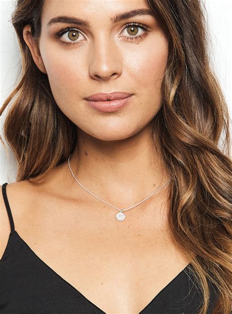 Northern Lights Compass Necklace In Silver — Jewellery Co Australia