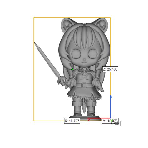 Stl File Raphtalia Chibi・3d Printing Idea To Download・cults
