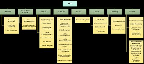 Ipt Departments Organigram And Respective List Of Activities For The