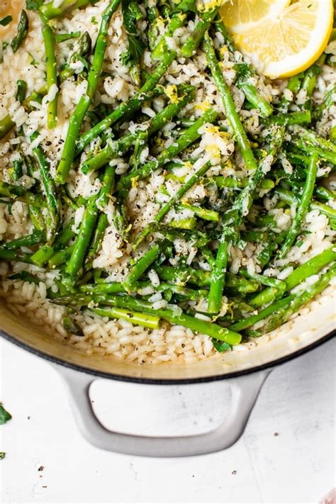 Spring Asparagus Risotto With Lemon Skinnytaste