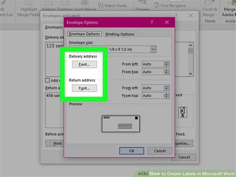 How To Create Labels In Microsoft Word With Pictures WikiHow