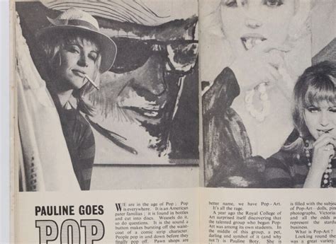 Pauline Boty Pop Art Marilyn Monroe Rare Interview Photos Uk Mens Ma