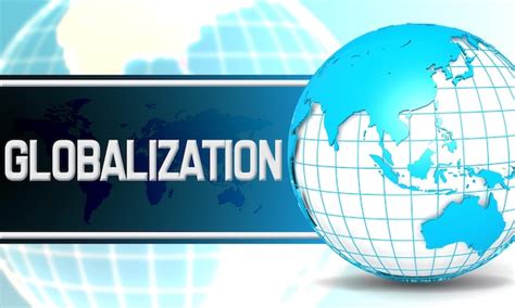 Premium Photo Globalization With Sphere Globe