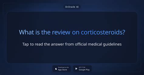What Is The Review On Corticosteroids