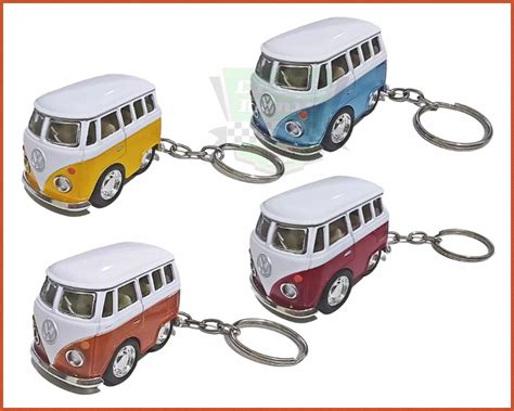 Chaveiro Mini Kombi 5cm Fricção Escala 1 64