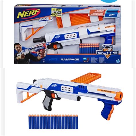 Nerf Elite Rampage Nerf Rampage N Strike Elite Toy Blaster With 25
