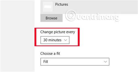 Инструкции за настройка на таймер за промяна на тапета на Windows 10