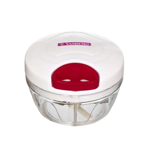 Mini Processador Manual Plástico Sanremo Copa Limpa Utensílios E Aparelhos Essenciais Para