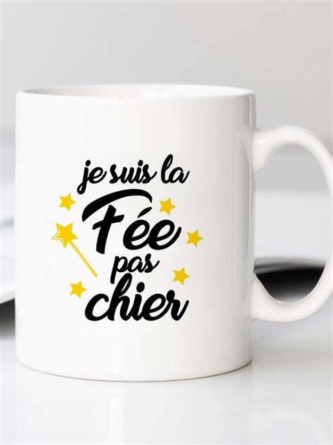Mug La FÉe Pas Chier Blanc Kiabi 9 90€