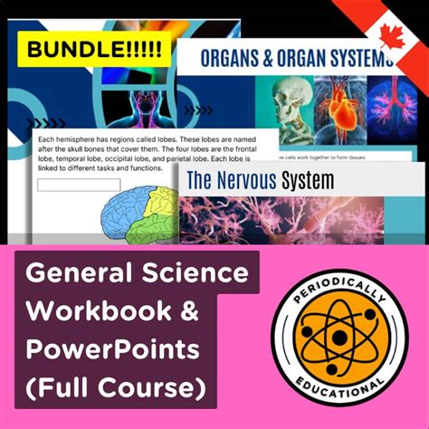 General Science Workbook And Powerpoint Bundle By Periodically Educational
