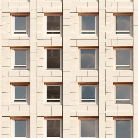 Premium Photo Edgeless Tileable Texture Pattern Of A Building Facade