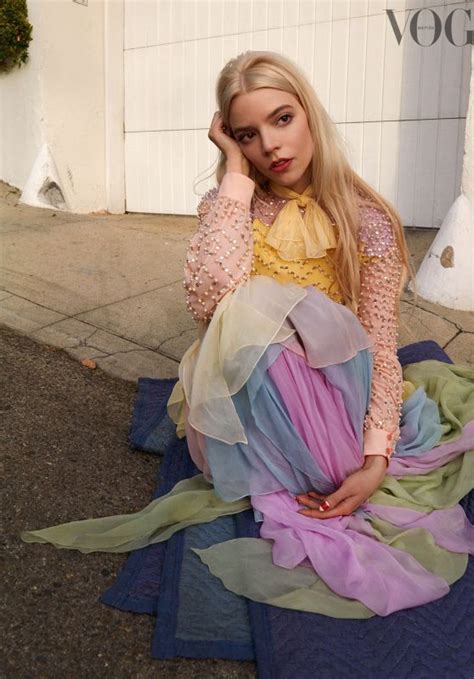 Anya Taylor Joy Photoshoot For Vogue Uk April 2021 • Celebmafia