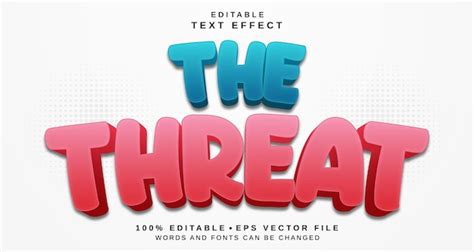Premium Vector Editable Text Style Effect The Thread Text Style Theme