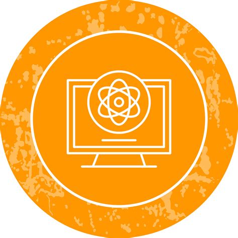 Atom Vector Icon 19081960 Vector Art At Vecteezy