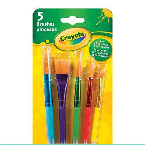 Crayola Paint Brushes 5 Pack Create Art Studio Toronto