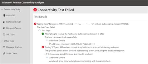 imap is not reachable microsoft qanda