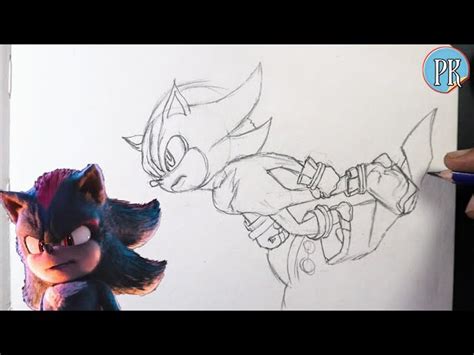 Shadow The Hedgehog Drawing Sketch
