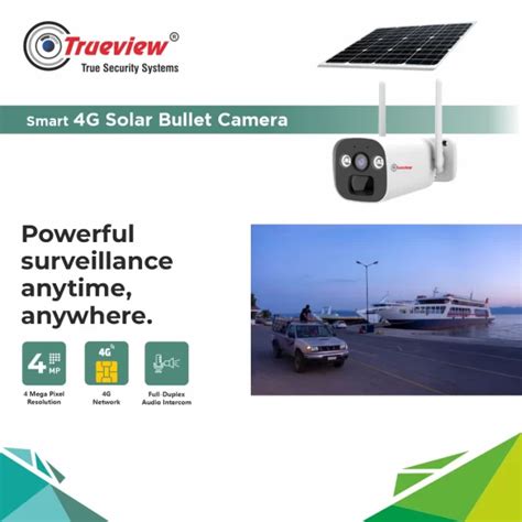 4g Smart Bullet Camera Best Solar Cctv Camera