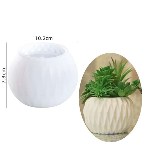 Molde De Silicone Para Resina Cimento E Gesso Wave Ball 102x73cm
