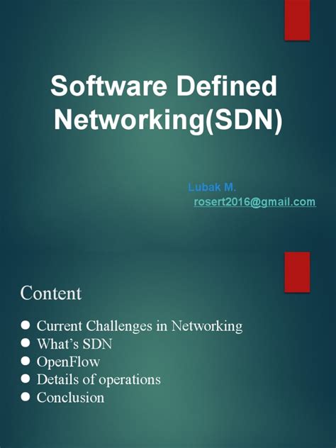 software defined networking pdf computer network router computing