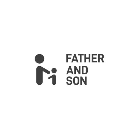 Father And Son Logo Design Inspiration 33876513 Vector Art At Vecteezy