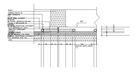 Constructive Section And Wall Details Dwg File