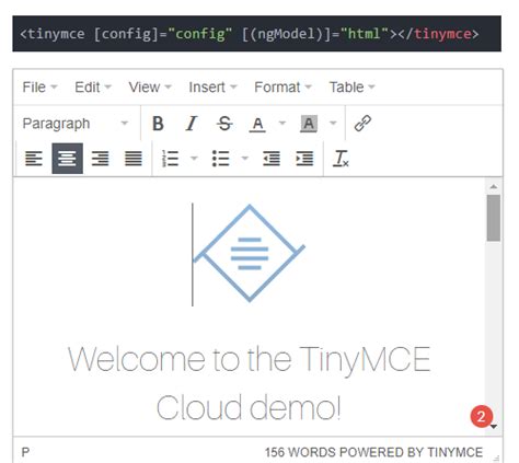 Angular Wrapper For Tinymce Wysiwyg Html Editor Ngx Tinymce Angular