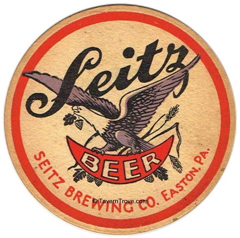 Item 1585 1934 Seitz Beer Coaster Pa Seit 1
