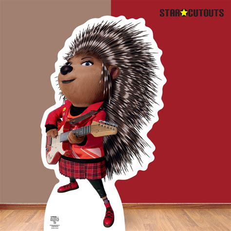 Ash Porcupine Sing 2 Cardboard Cutout Official Room Decoration Perfect