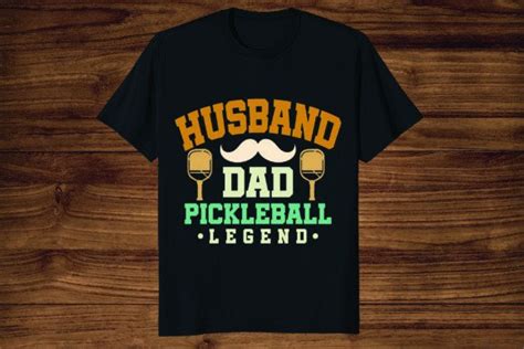Husband Dad Pickleball Legend Graphic By Vintage · Creative Fabrica