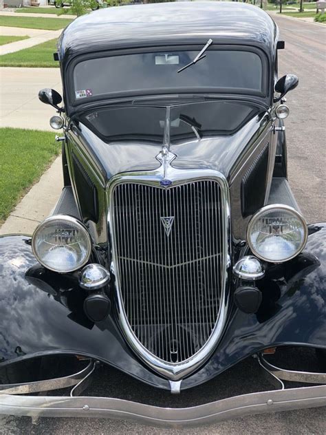 1934 Ford Sedan Sedan Black Rwd Automatic Classic Ford Sedan 1934 For Sale