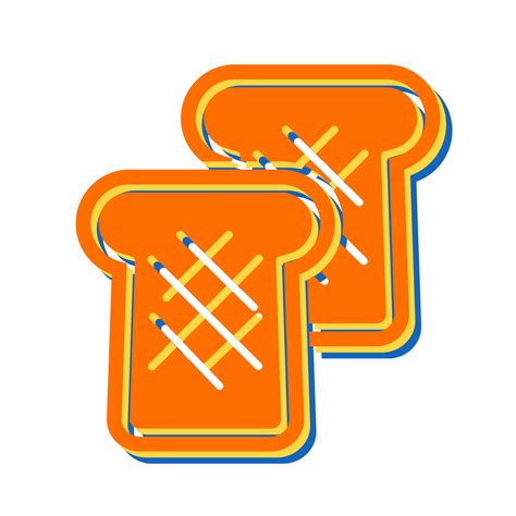 Toast Bread Vector Icon 28300878 Vector Art At Vecteezy