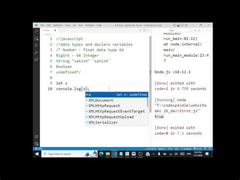 Free Video Introduction To Javascript Variables Control Structures