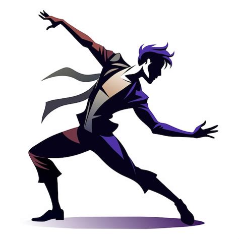 Premium Vector A Man Dancing Vector Illustration