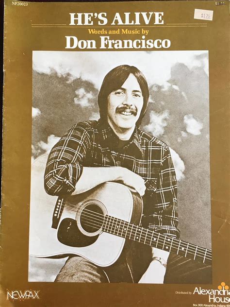 Hes Alive Sheet Music Don Francisco Don Francisco Books