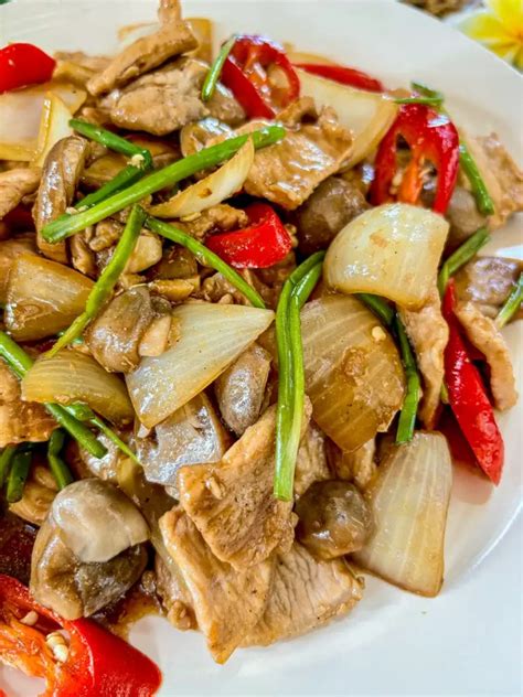 Pork With Oyster Sauce Stir Fry