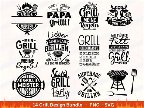 German Plotter File Grilling Grilling Time Sayings Svg Grill Master