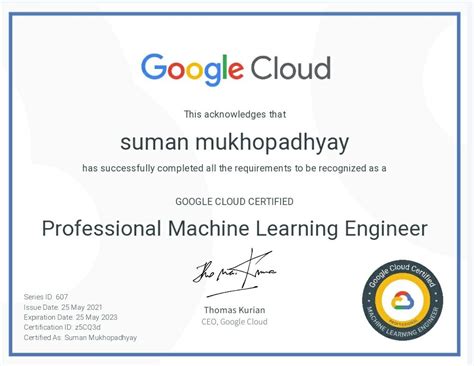 Completed Gcp Ml Certification Useful For Managed And Scalable Machine